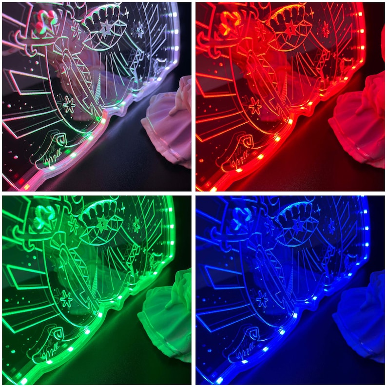 Pure Vanilla Cookie LED Mirror Sign Desk Light Decor, Kingdom Run Neon ...