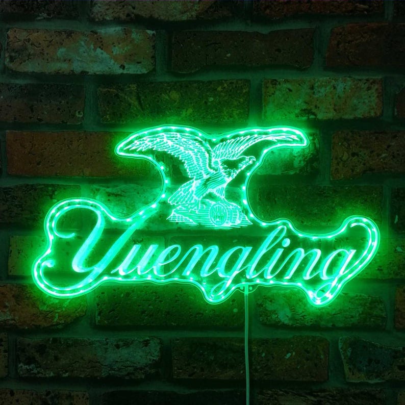 Yuengling Eagle LED Sign Wall Light Decor, Home Bar Neon Like Light ...
