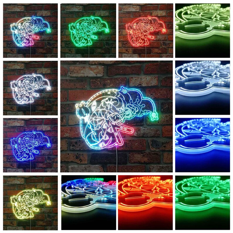Shadow Milk Cookie LED Sign Wall Light Decor, Kingdom Run Neon Like ...