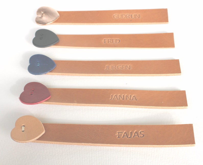 Custom Leather Bookmark Personalized Leather Bookmark | Etsy