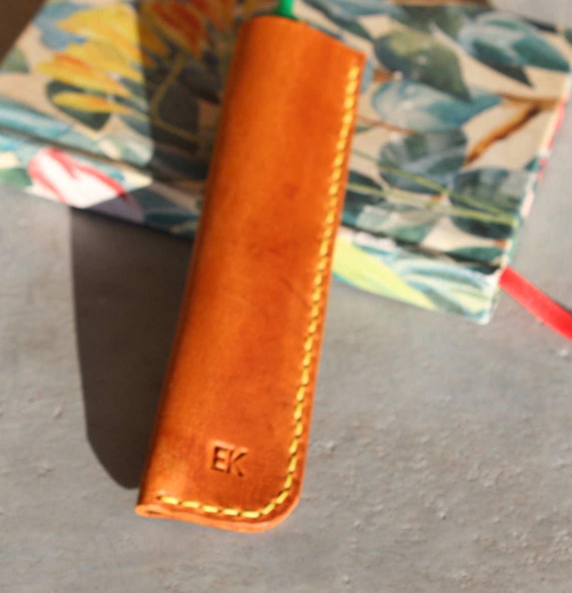 Custom Leather Pen Casecustom Pen Holderleather - Etsy
