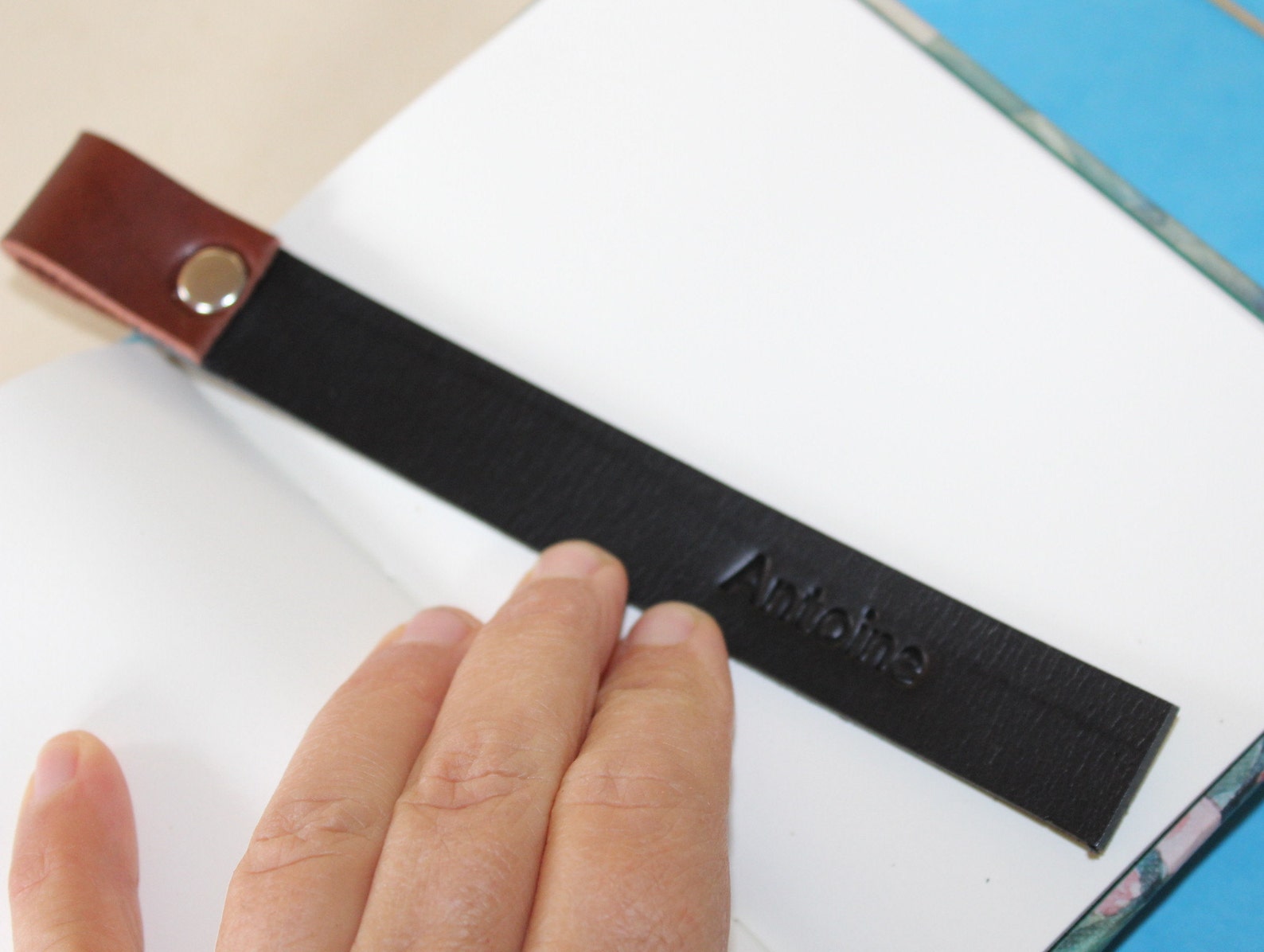 Custom Leather Bookmark Personalized Leather Bookmark - Etsy
