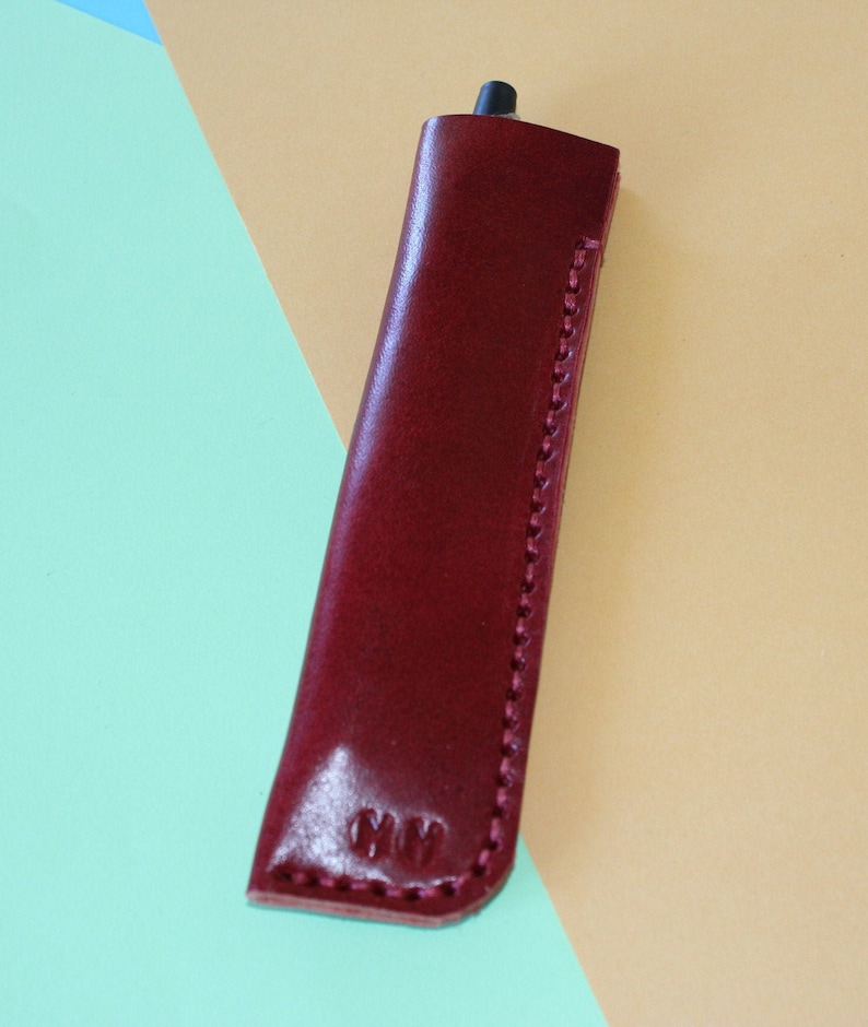 Custom leather Pen CaseCustom pen HolderLeather | Etsy