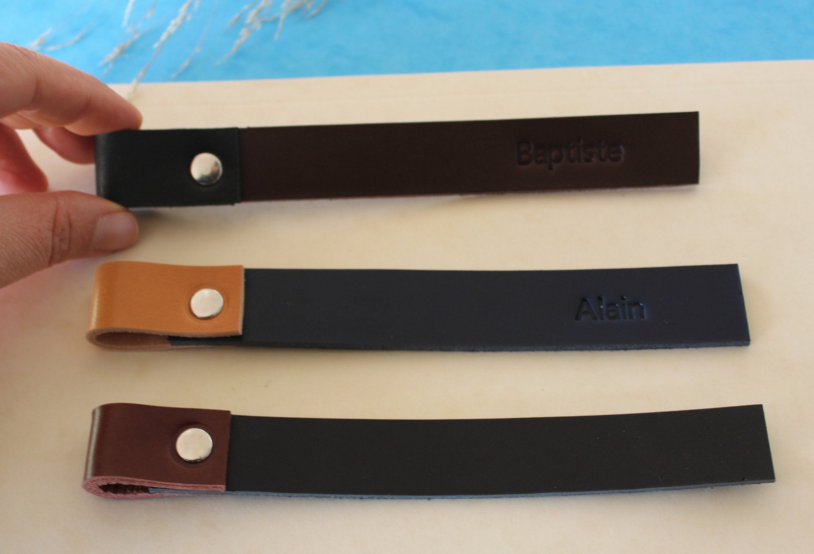 Custom Leather Bookmark Personalized Leather Bookmark - Etsy