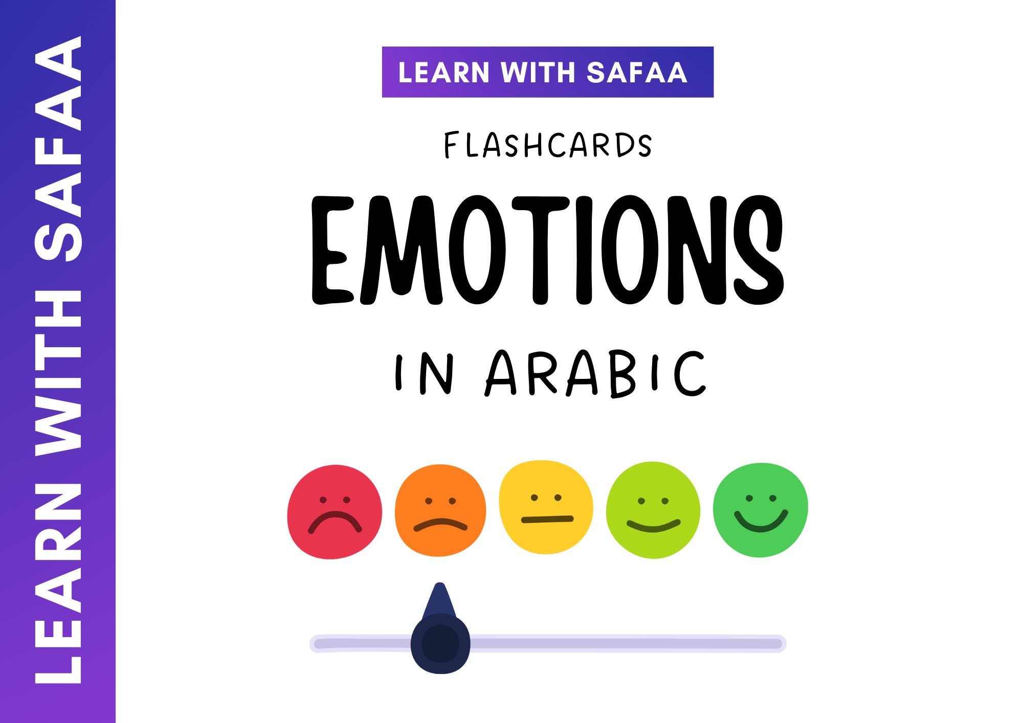 Arabic Emotions Flashcards for Kids – Printable Feelings Cards ...
