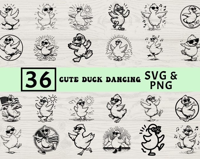 Duck SVG, Duck Svg Bundle, Duck Funny Position Svg, Duck Cut File, Duck ...
