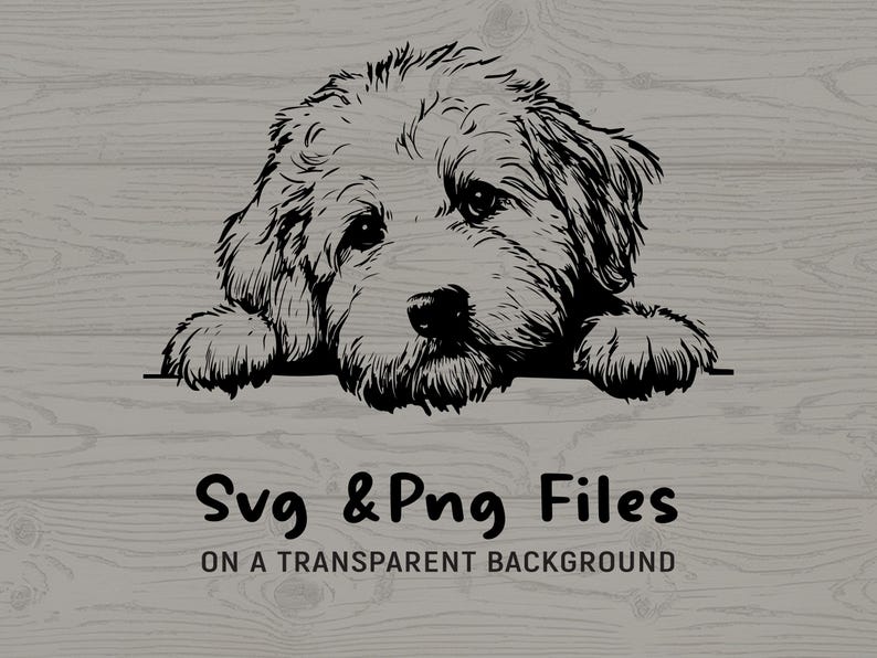 Cockapoo Silhouette SVG PNG Bundle, Dog Clipart, Pet Rescue Vector - Etsy
