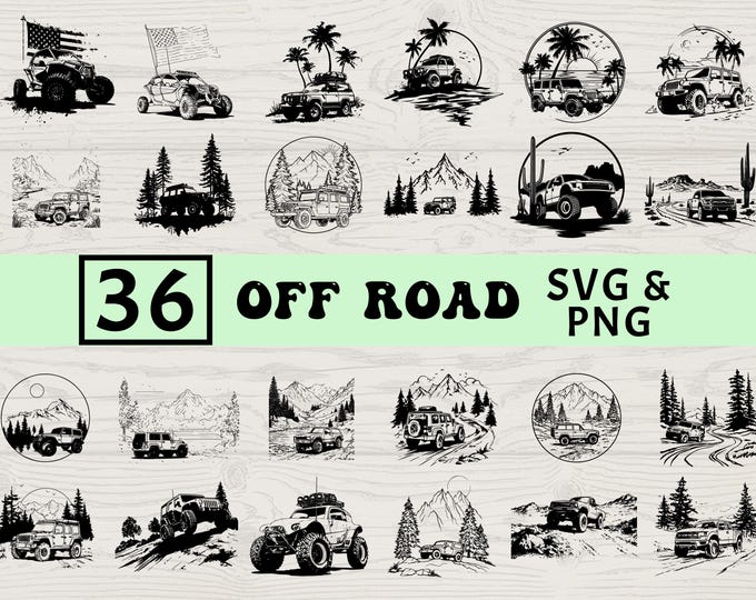 Off Road SUV 4x4 Svg, SUV Svg, Png Instant File, Off-road SUV ...