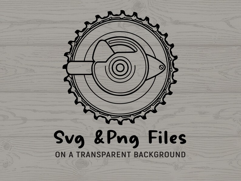 Saw Blade Silhouette SVG PNG Bundle, Carpenter Tool Clipart ...