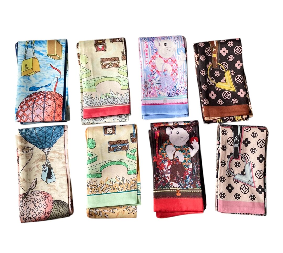 New Skinny Bag Scarf,bag Twill,bag Handle Protection,bag Decoration - Etsy