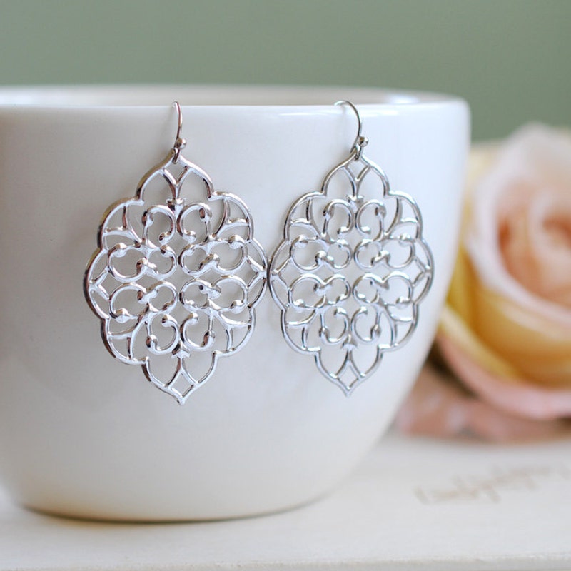 Filigree Earrings - Etsy