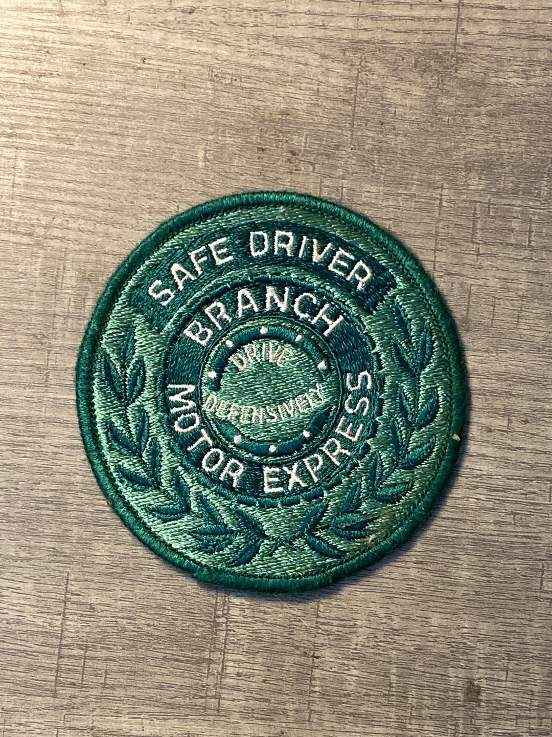 Safe Driver Motor Express Branch Drive Defensively 4" Green Patch - Etsy