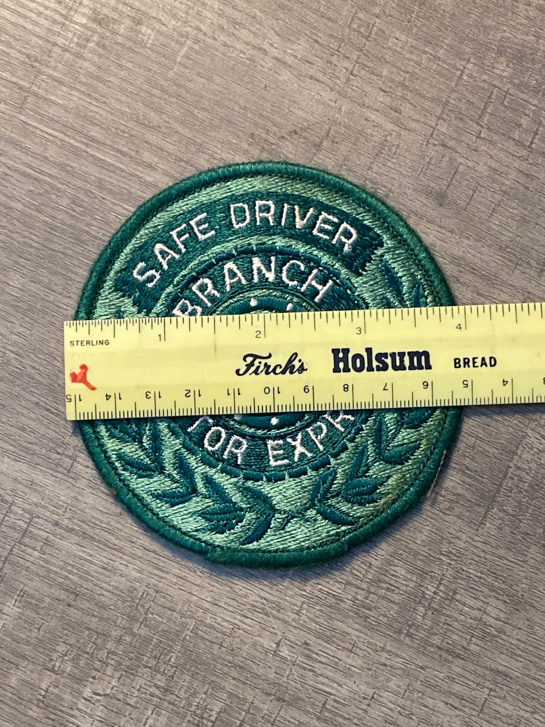 Safe Driver Motor Express Branch Drive Defensively 4" Green Patch - Etsy