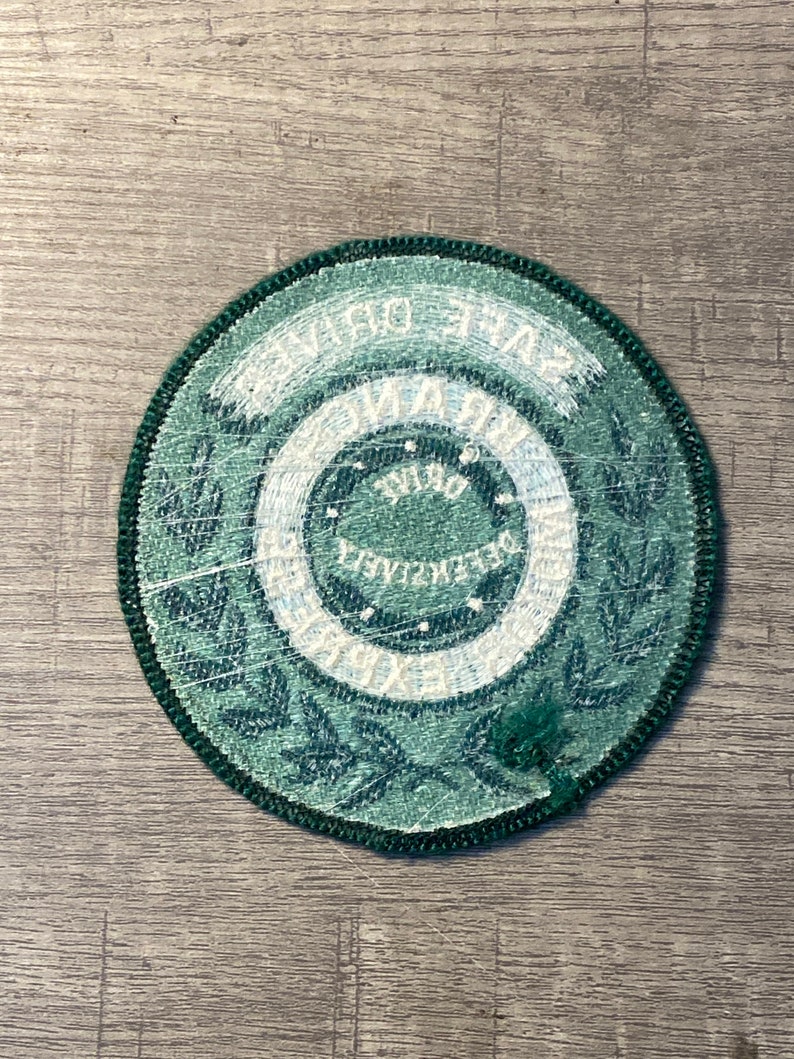 Safe Driver Motor Express Branch Drive Defensively 4" Green Patch - Etsy