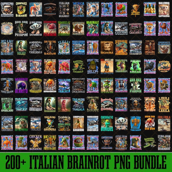 Italian Brainrot Png - Etsy