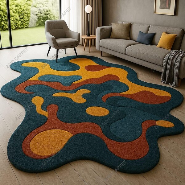 Blob Rug - Etsy