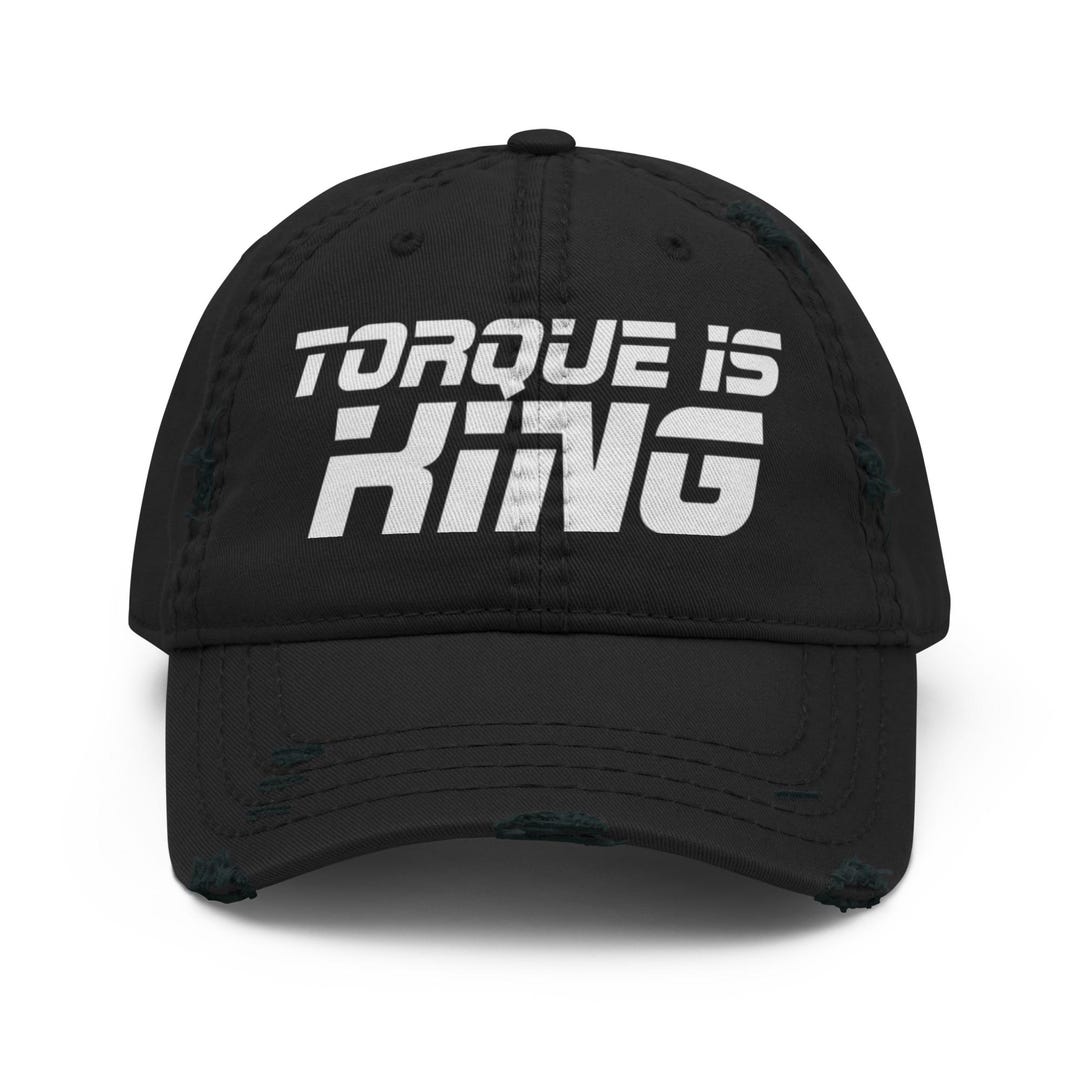 FAST CAP- “torque is King” Black Dad Hat – Bold Statement for Gearheads ...