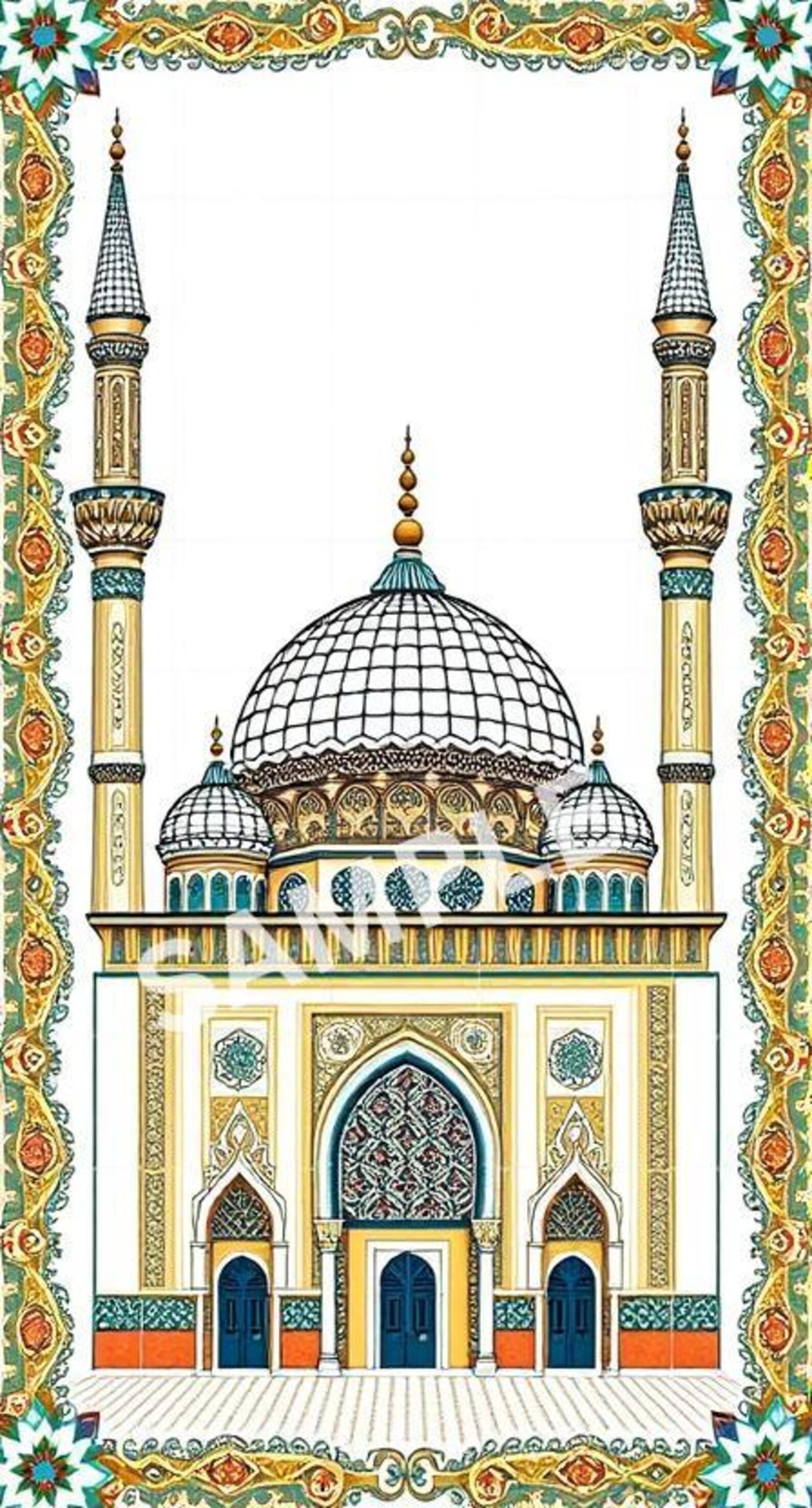 Multi Purpose Mosque Art Digital Download | Moroccan Turkish Persian ...