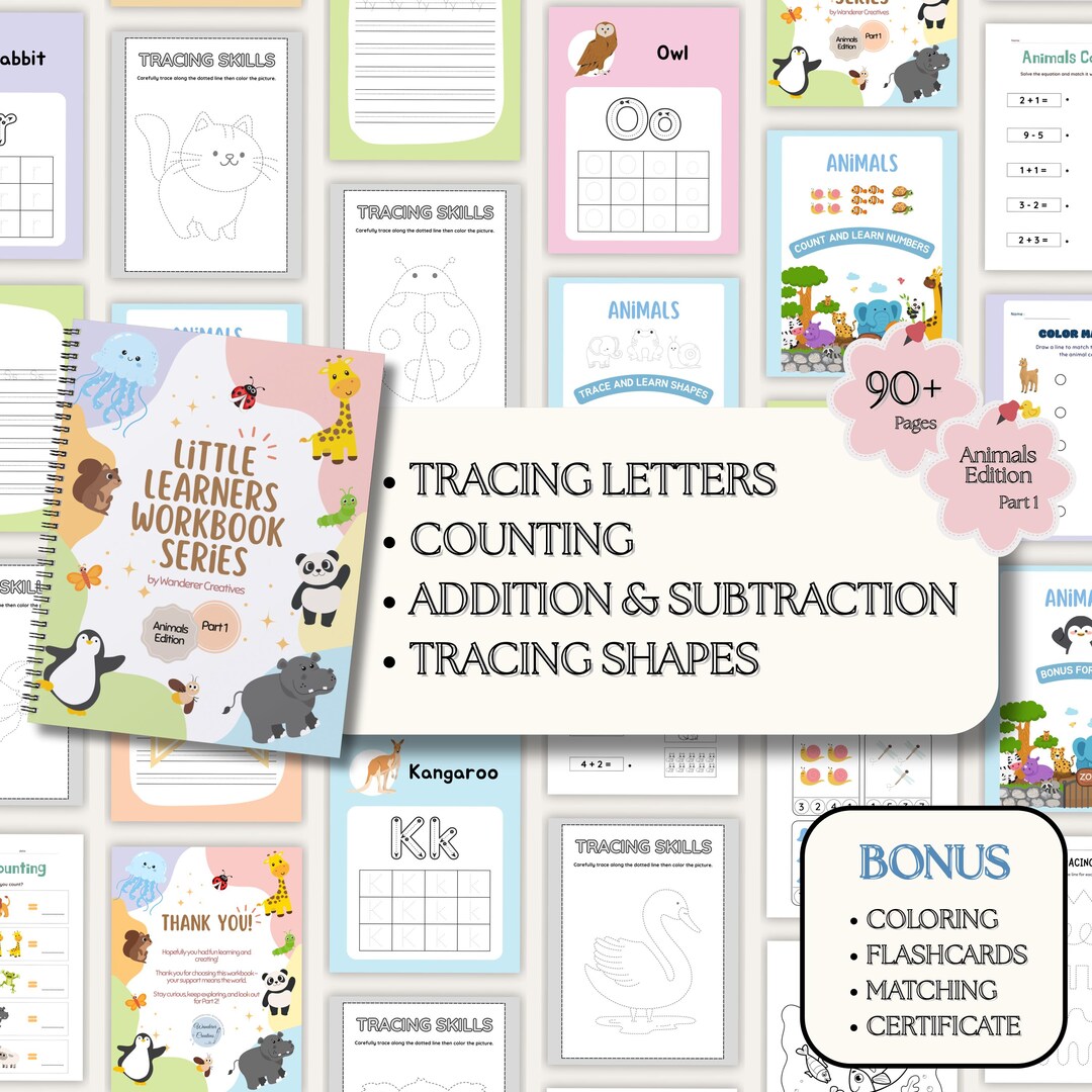 Preschool Kindergarten Worksheets Printable for Kids Learning Alphabet ...