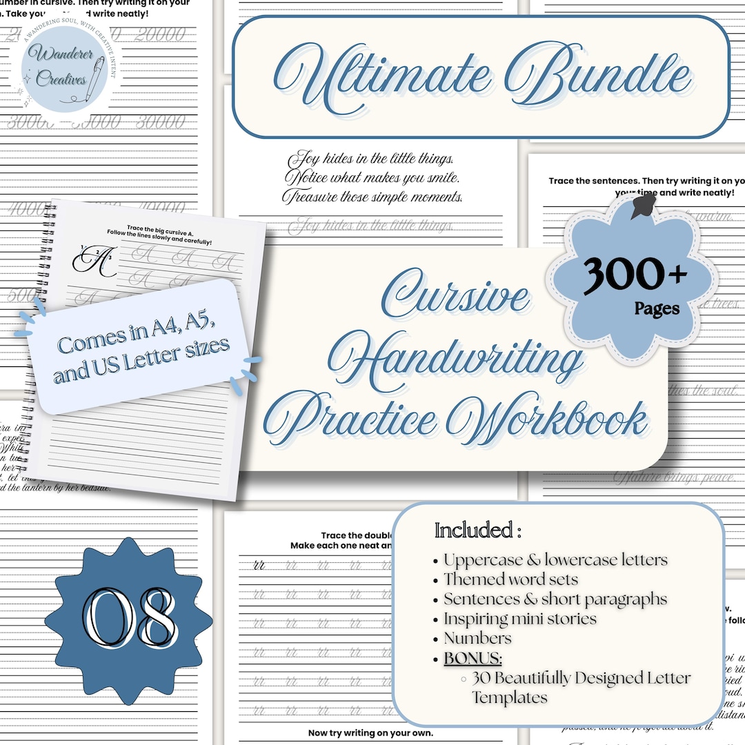Adults Cursive Writing Practice Sheets Cursive Typefaces Cursive ...