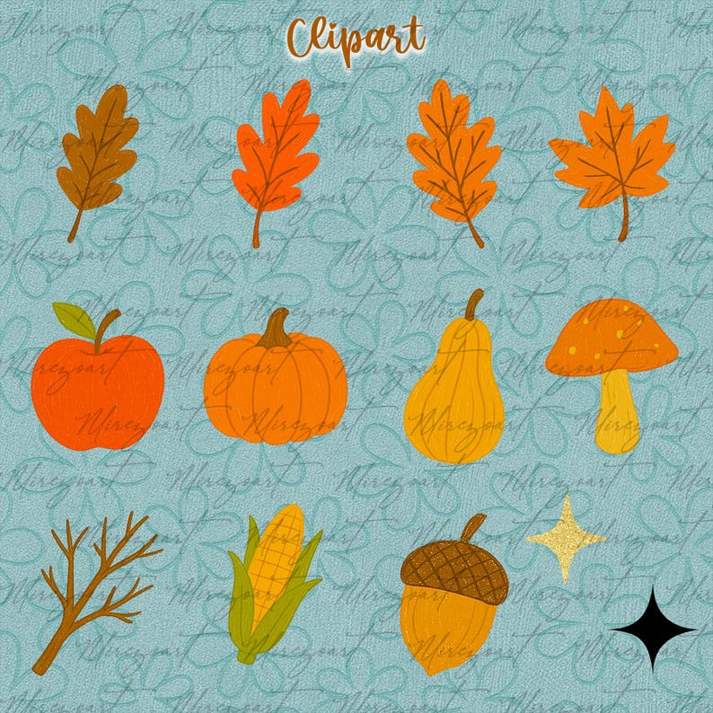 Preppy Floral Fall Coquette Alphabet PNG Set – Brushstroke Letters ...