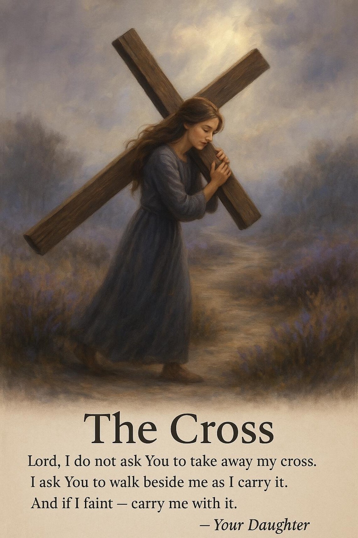 The Cross – Christian Printable Wall Art (version 1) - Etsy