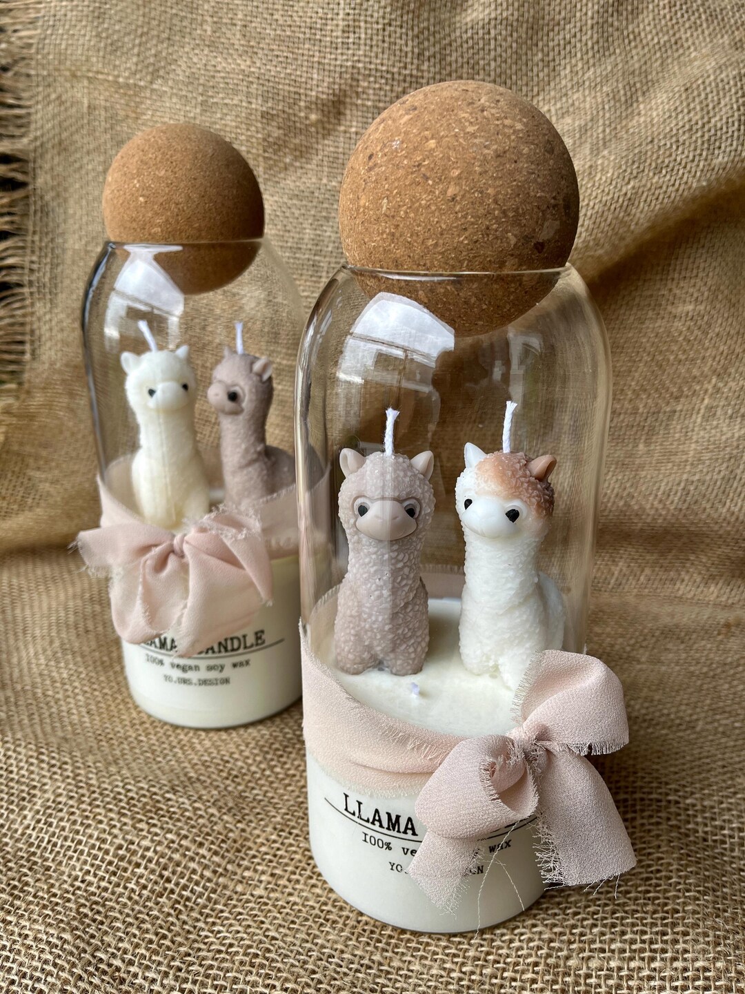 Llama Gift Alpaca Candle for Llama Lovers Soy Candle in Glass - Etsy