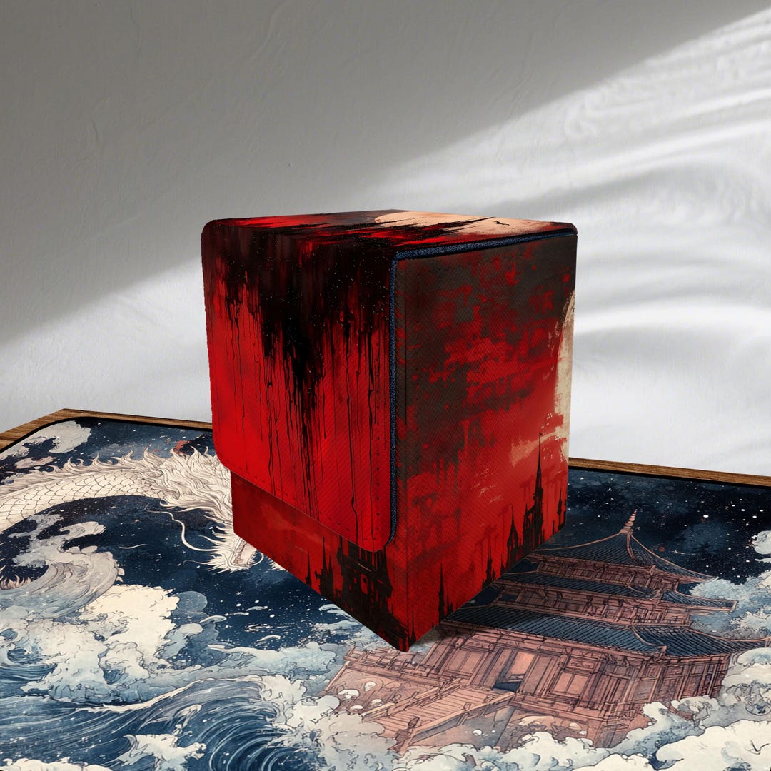 MTG Deck Box - Vampire Citadel Commander Deck Boxes, 100 + Sleeved ...