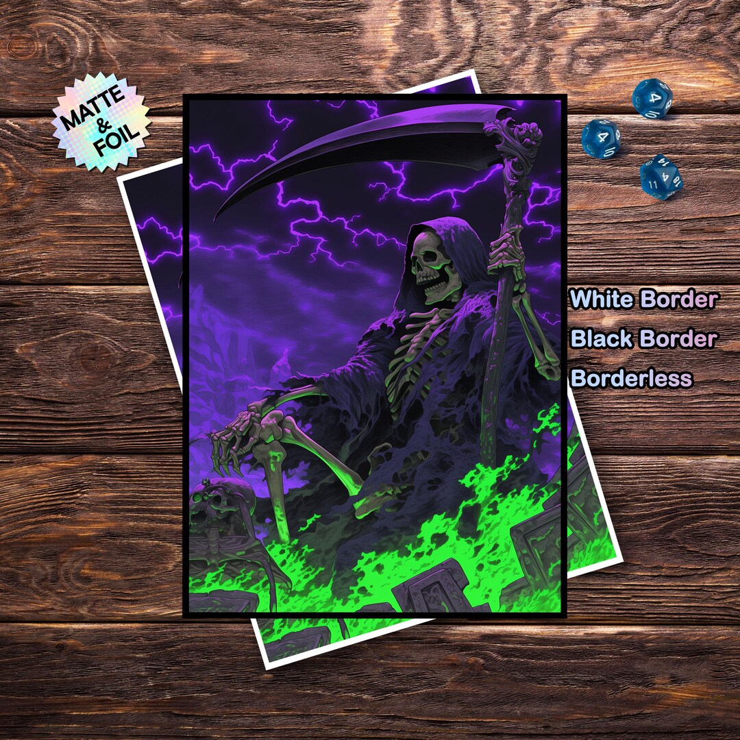 MTG Card Sleeves - Death Arrives Magic Sleeves, Standard & Japanese ...