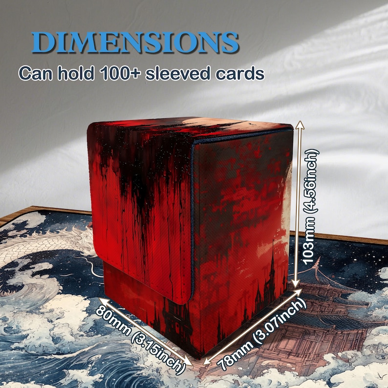 MTG Deck Box - Vampire Citadel Commander Deck Boxes, 100 + Sleeved ...
