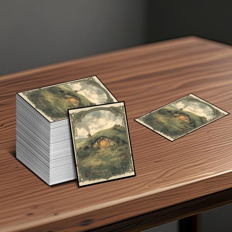 Mtg Card Sleeves, Hobbit Scroll Card Sleeve, Matte or Foil, Gifts for ...