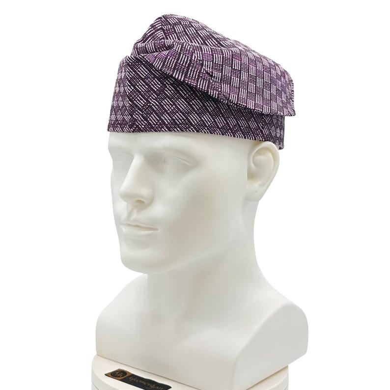 REGI Yoruba Aso Oke Fila: African Men's Traditional Gobi Cap - Etsy