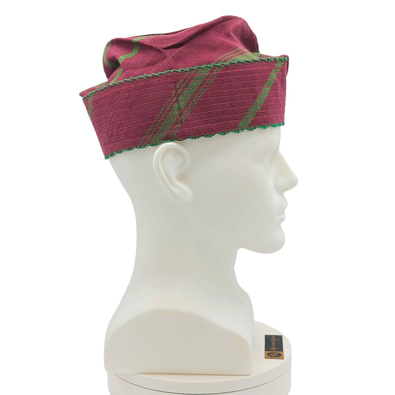Knitted Yoruba ALAARI Aso Oke Fila: African Men's Traditional Gobi Cap ...