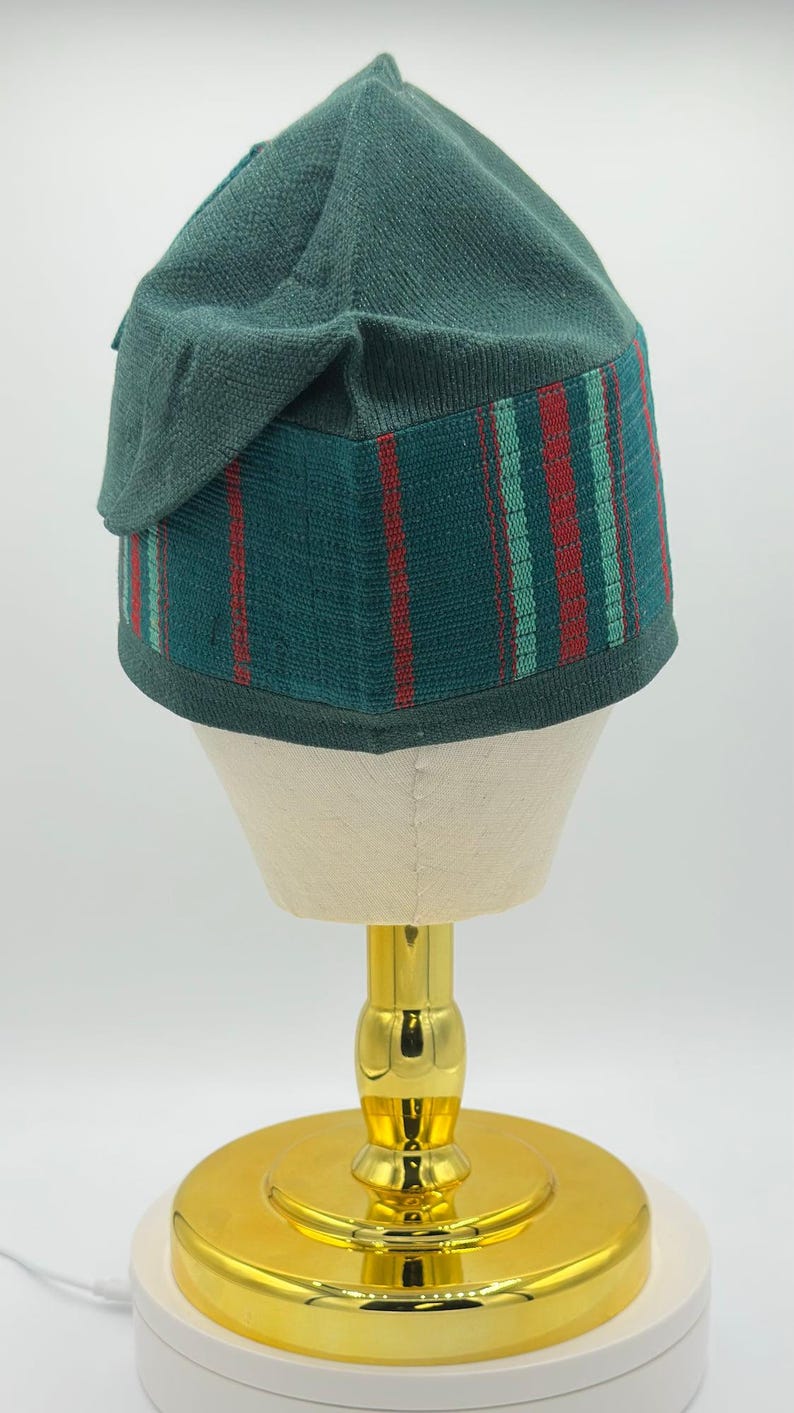 Yoruba Aso Oke Fila: African Men's Traditional Mixed Match Gobi Cap - Etsy