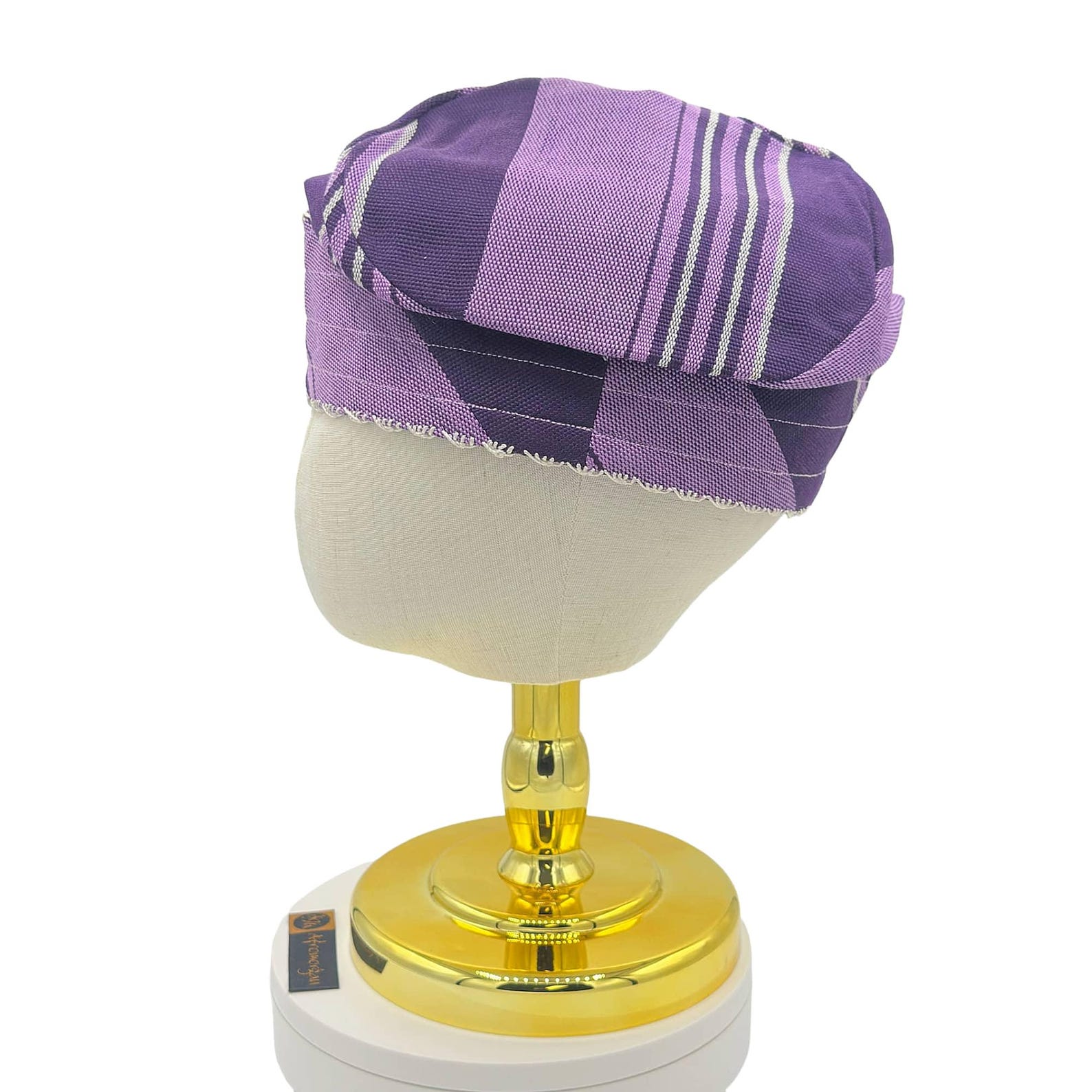 Knitted AFE Yoruba Aso Oke Fila: African Men's Traditional Gobi Cap - Etsy