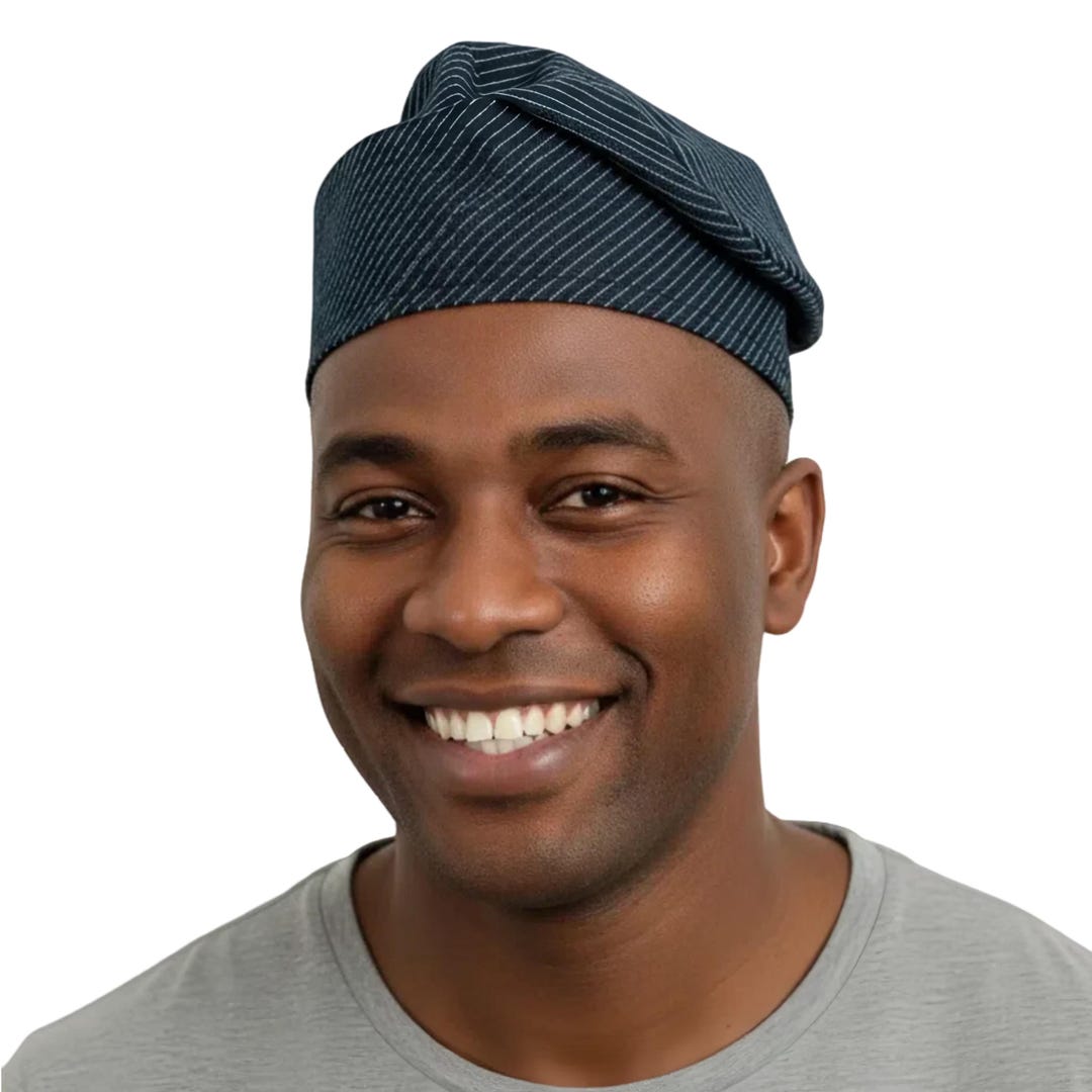 Yoruba ẸTU Aso Oke Fila: African Men's Traditional Gobi Cap - Etsy
