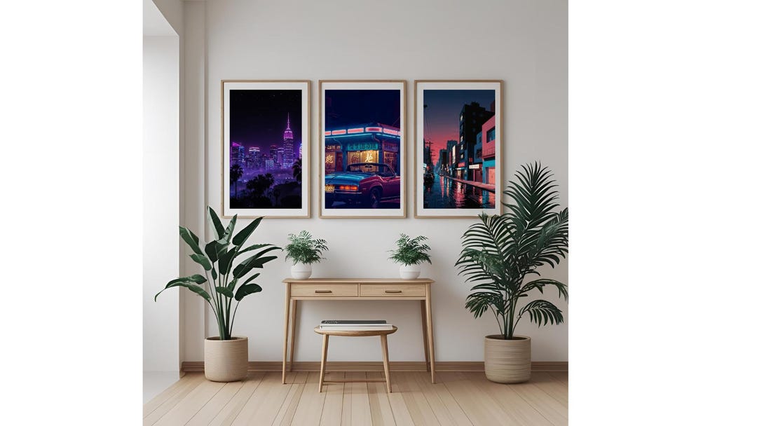 80's Japanese Vaporwave Poster Pack - Etsy