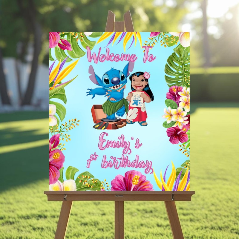 Lilo stitch welcome - Etsy México