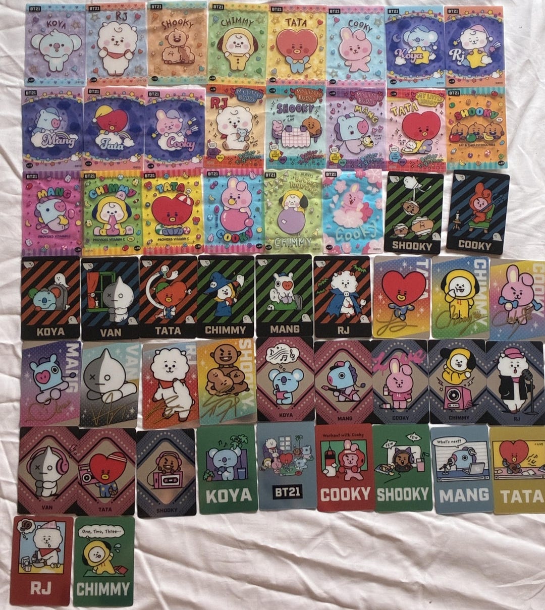 Wafer Card Bt21 Card, BTS - Etsy