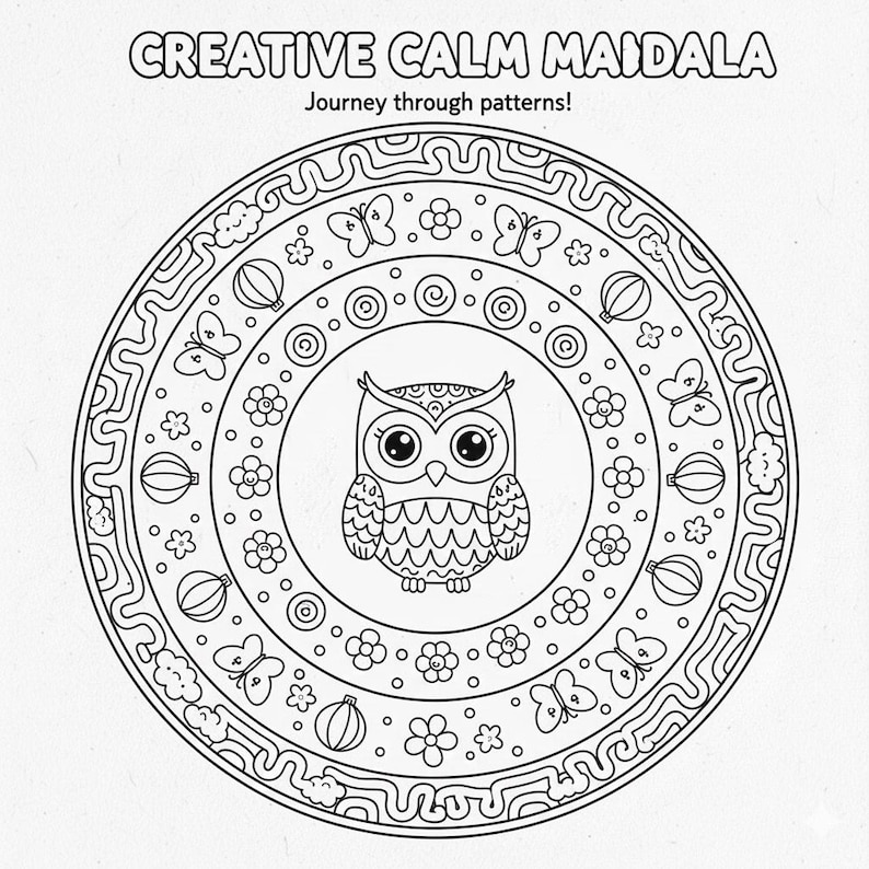 ADHD Coloring Pages for Kids - Etsy