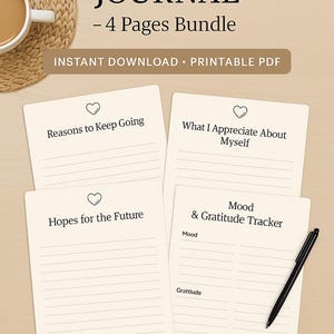 A Gentle Restart | Mental Health Printable Worksheet | Self Healing ...