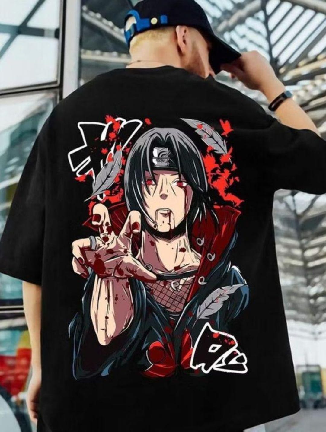Itachi Uchiha Shirt, Naruto Akatsuki Tee, Sharingan Anime Hoodie ...