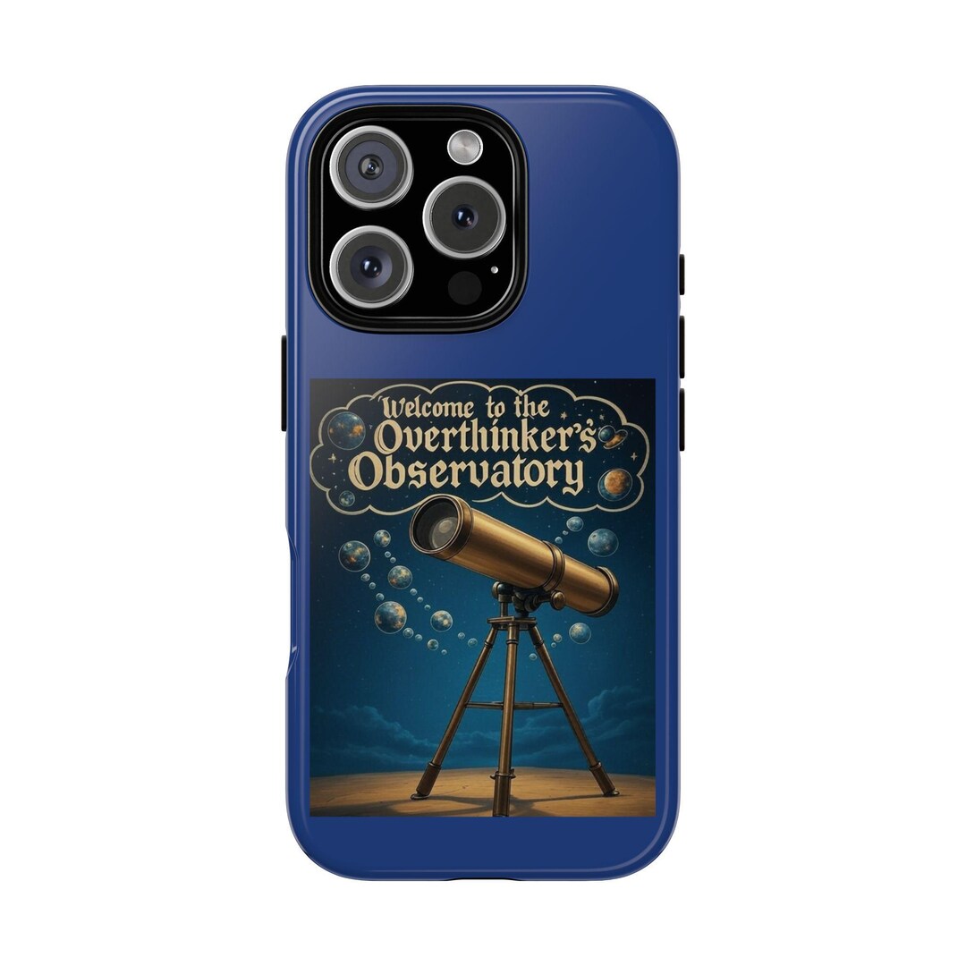 Retro-futuristic Telescope Phone Case: Astronomy Lover Gift - Etsy