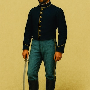 Custom Union Cavalry Uniform: Civil War Reenactment Outfit - Etsy