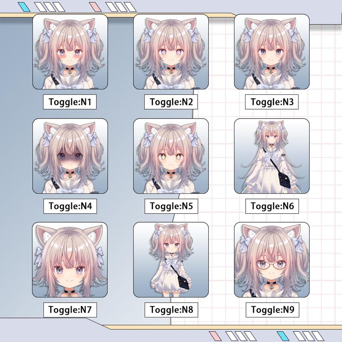 Premade Live2d Vtuber Model: Fully Rigged, Ready to Use - Etsy