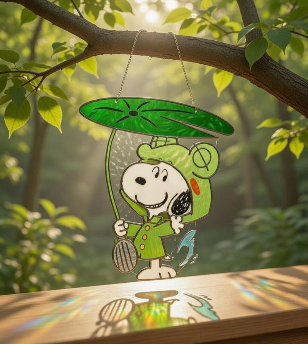 Snoopy Pilot Helicopter Suncatcher, Peanuts Airplane Window Hanging ...