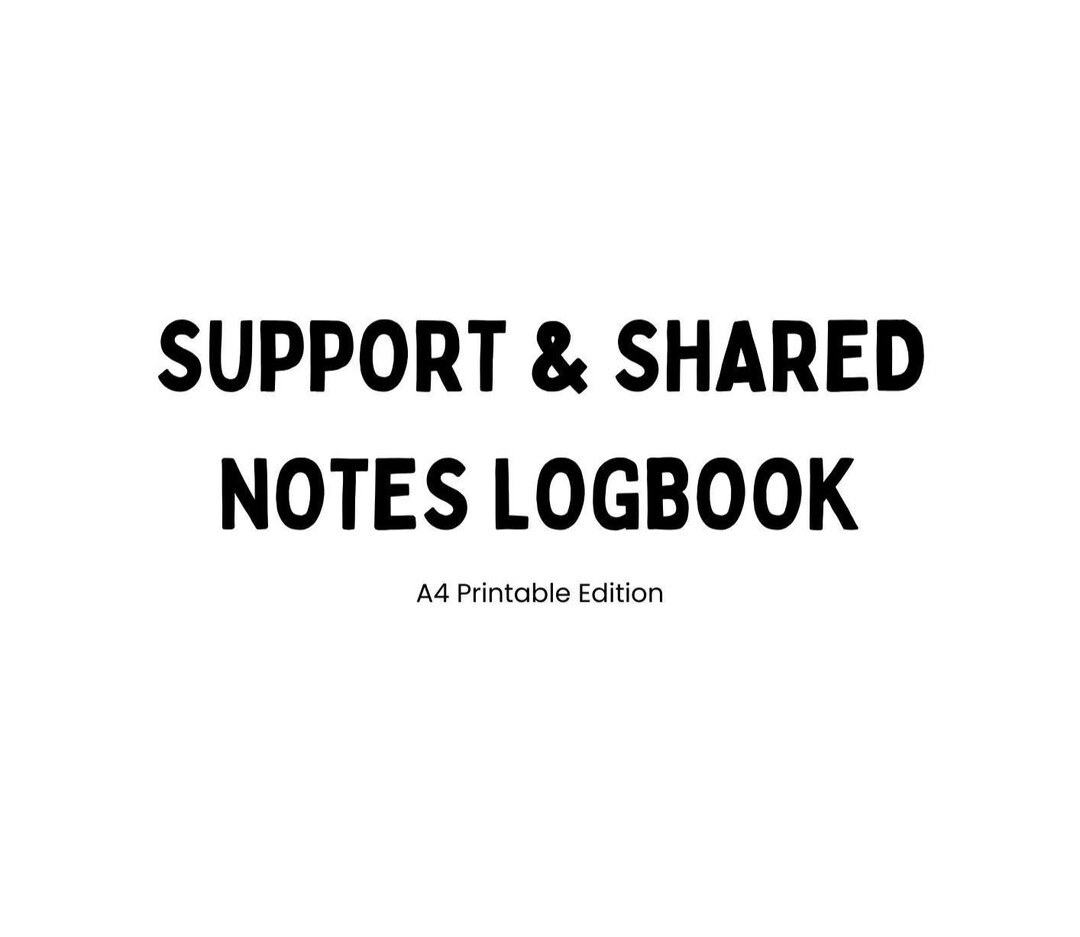 Neurodivergent Homeschool Logbook | Printable PDF A4 | Appointment Prep ...