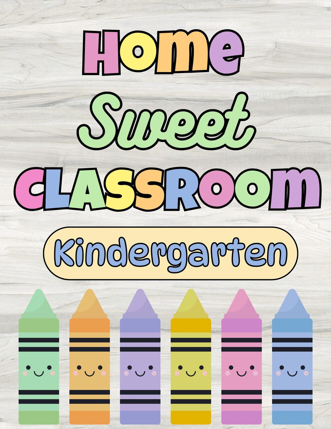 Home Sweet Classroom Door Decor Back to School Decor Homeschool ...