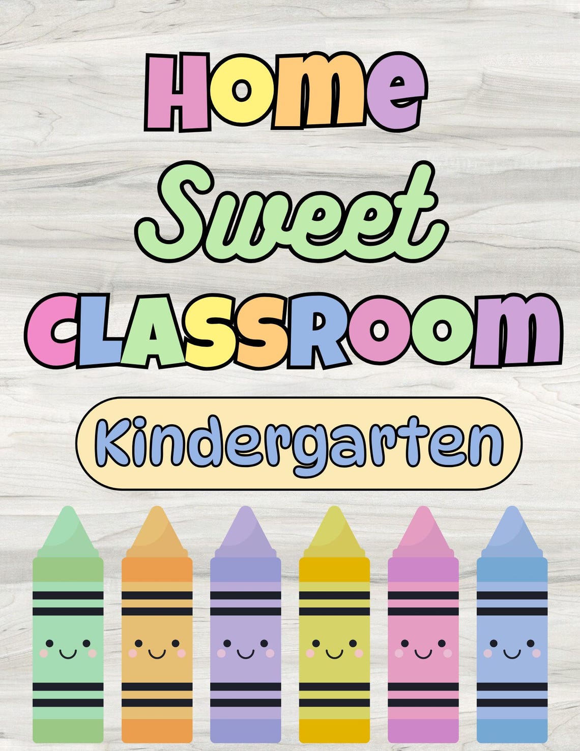Home Sweet Classroom Door Decor Back to School Decor Homeschool ...