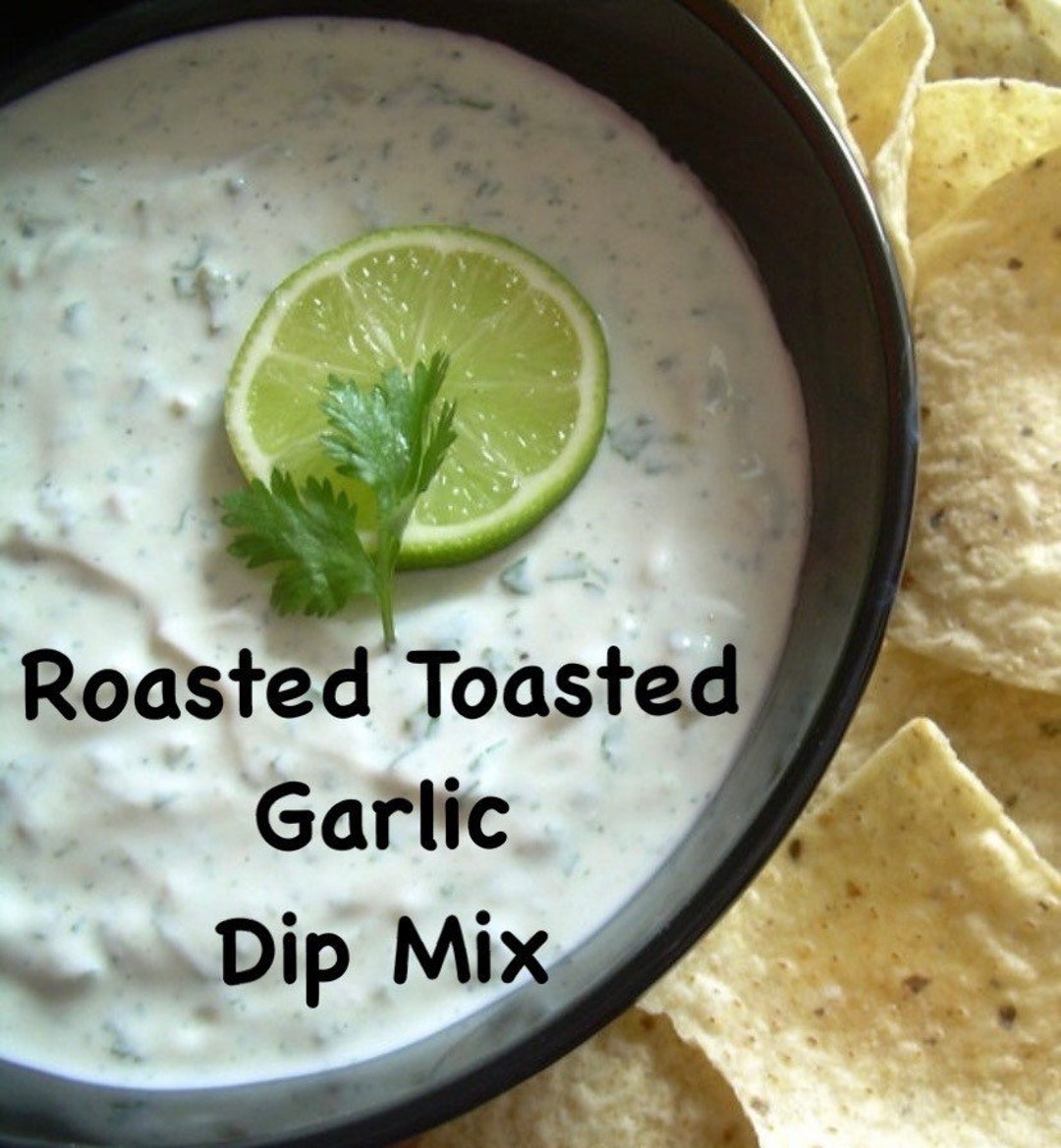 Roasted Toasted Garlic Dip Mix, Gourmet Dip, Hostess Gift, Seasoning ...